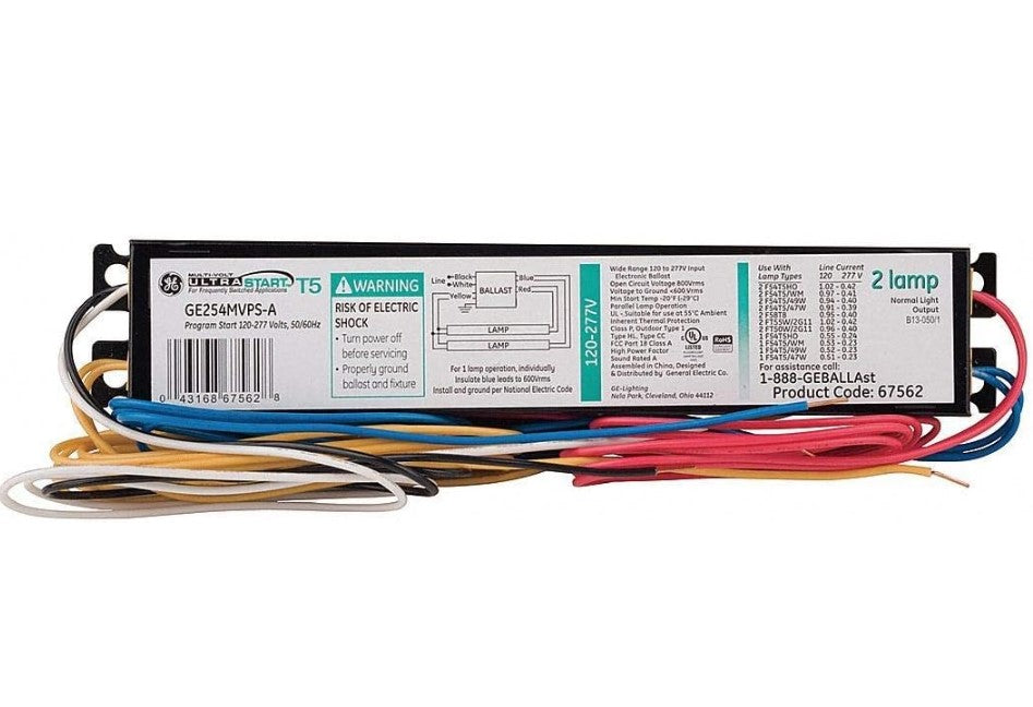 GE254MVPS90-A # 67562 T5 Ballast — LEDandDriver
