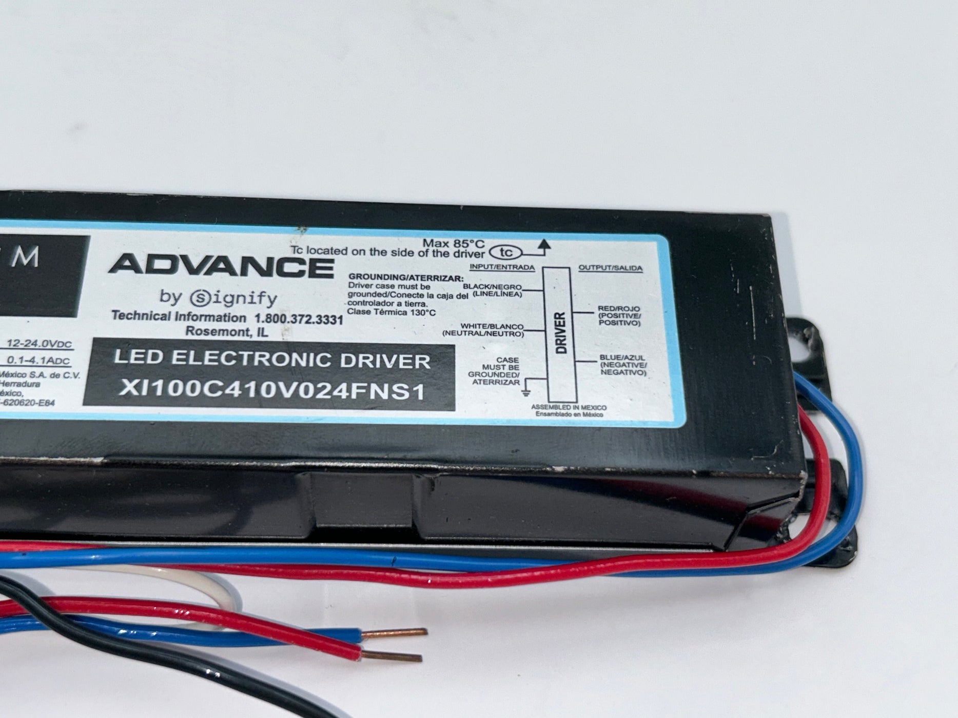 Advance XI100C410V024FNS1 Electronic LED Driver — LEDandDriver
