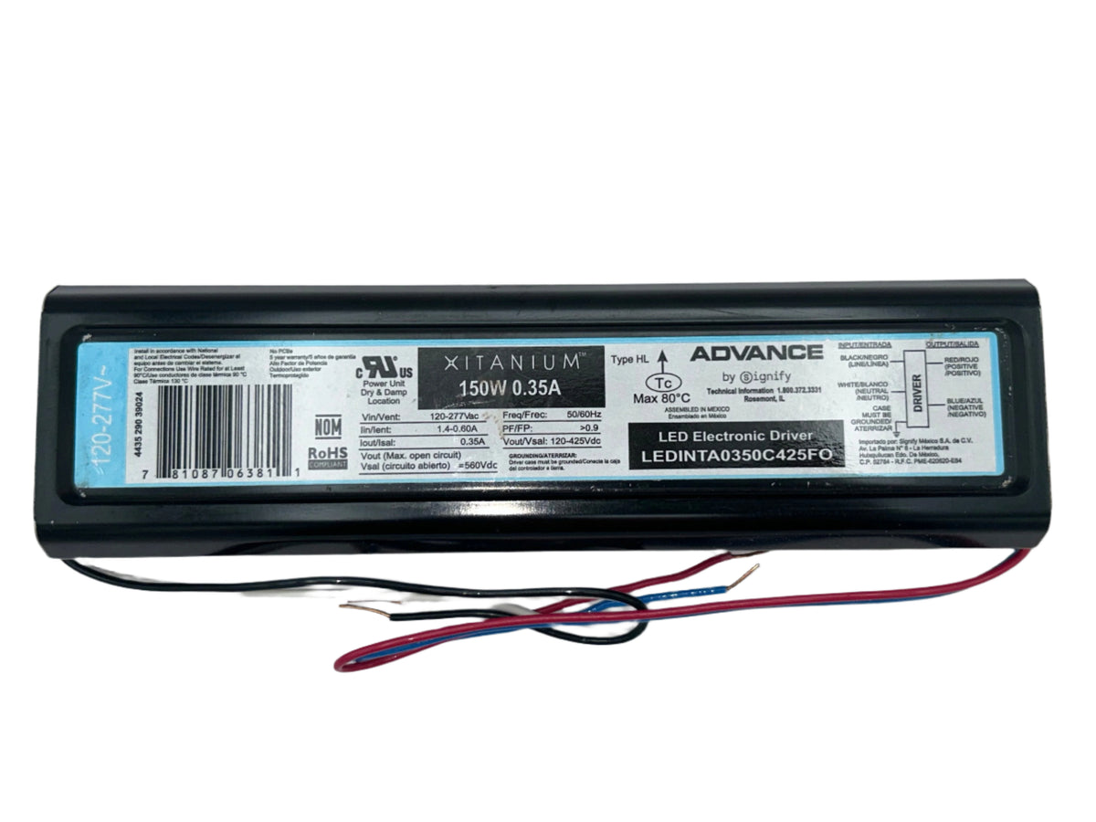 Advance LEDINTA0350C425FO 150 Watt LED Driver — LEDandDriver